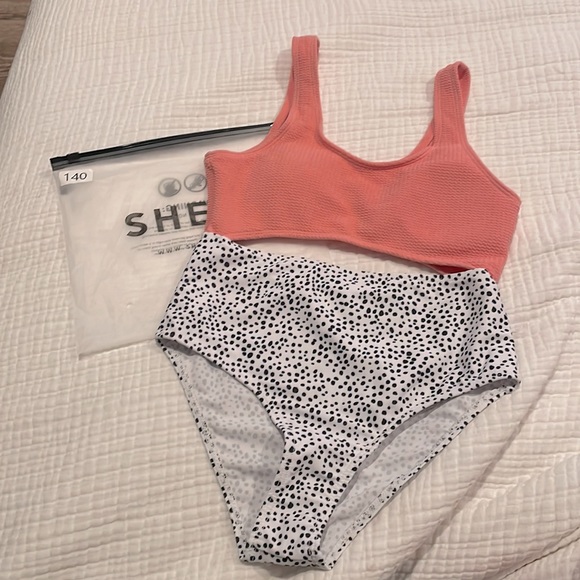 SHEIN | Swim | Girls Shein Coraldalmatian Cutout Swimsuit | Poshmark